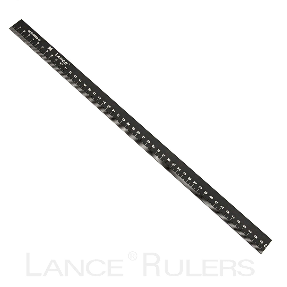 LANCE 200CM LEFT/RIGHT BOTTOM EDGE BLACK METRIC RULE – Lance Rulers ...
