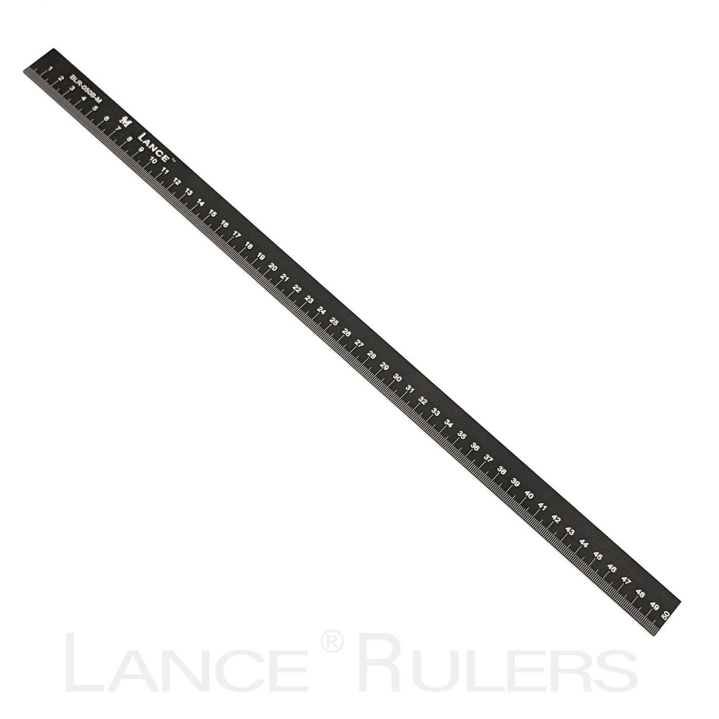 LANCE 200CM LEFT/RIGHT BOTTOM EDGE BLACK METRIC RULE – Lance Rulers ...