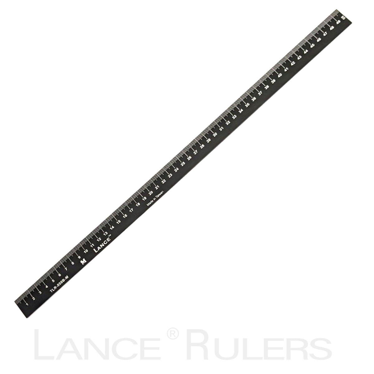 LANCE 200CM LEFT/RIGHT TOP EDGE BLACK METRIC RULE – Lance Rulers ...